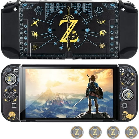 DLseego Zelda Switch O Protective Case Dockable Hard Shell Black ...
