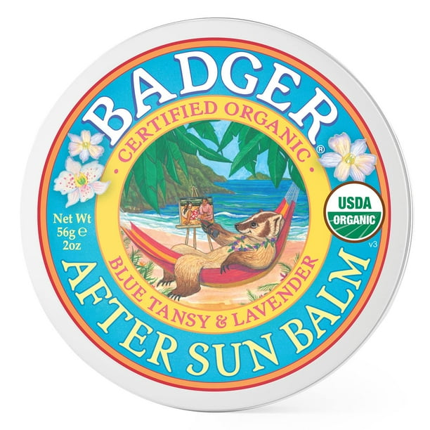 Bálsamo para después del sol Badger Blue Tansy & Lavender, 60 ml ...