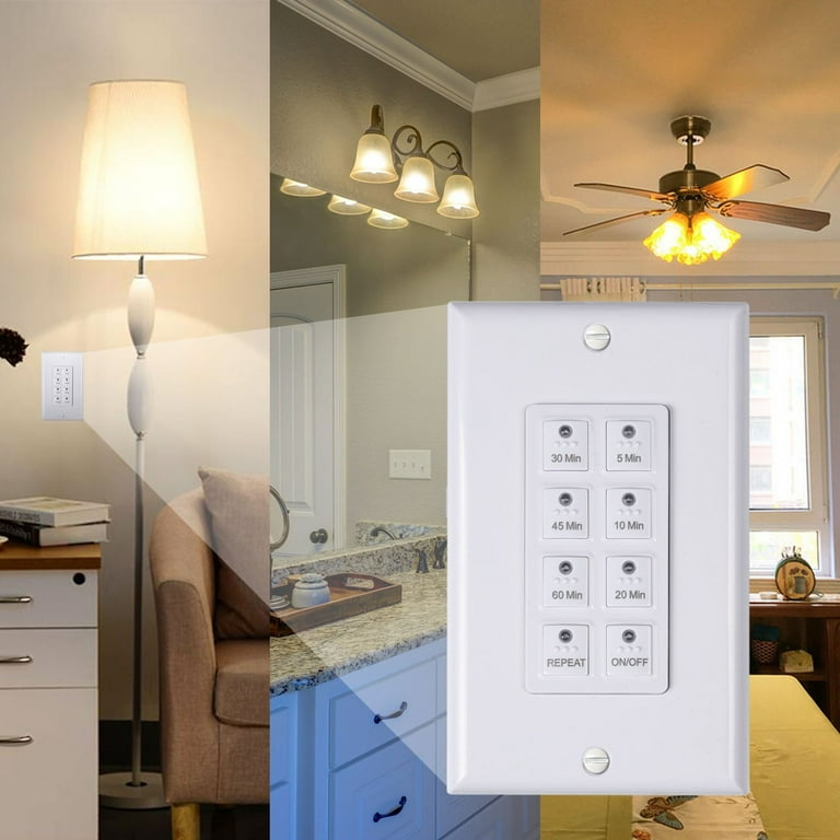Bathroom Ceiling Fan Timer Switch | Shelly Lighting