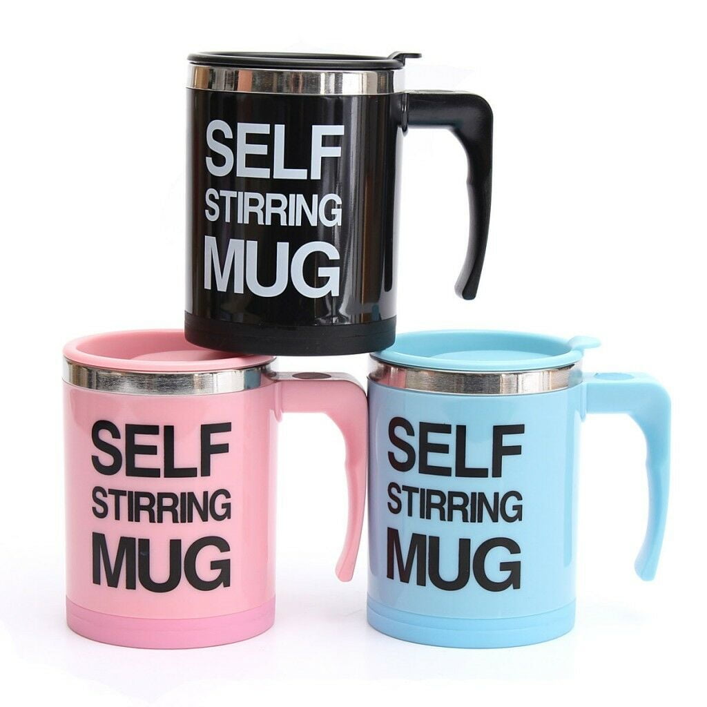 Auto Mixing coffee cup Stainless Electric Lazy Self Stirring Mug Tea ...