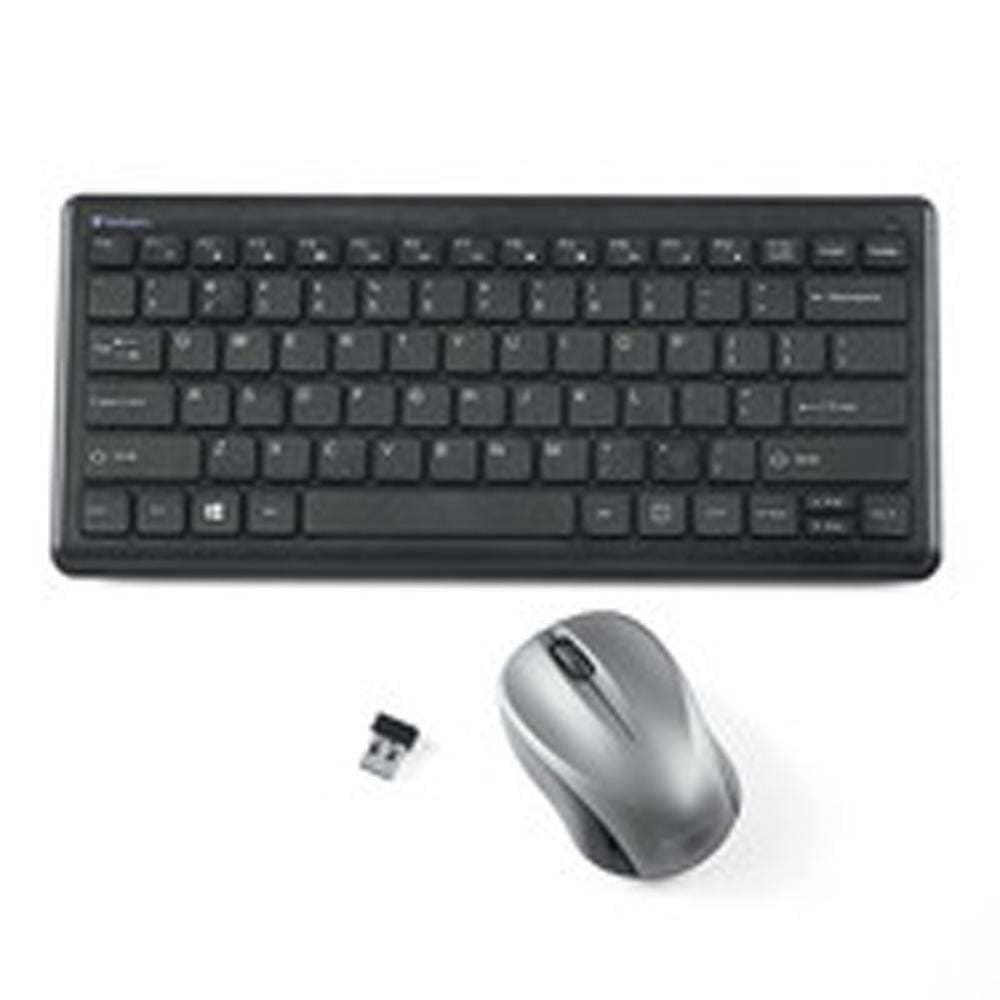 Click here for Verbatim Silent Wireless Compact Keyboard And Mous... prices
