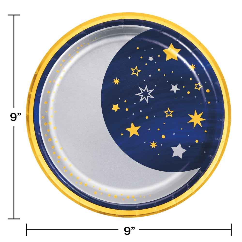 Paper Plate Moon