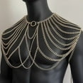 Alloy Men's Shoulder Necklace Accessories Tassels Body Chain ...