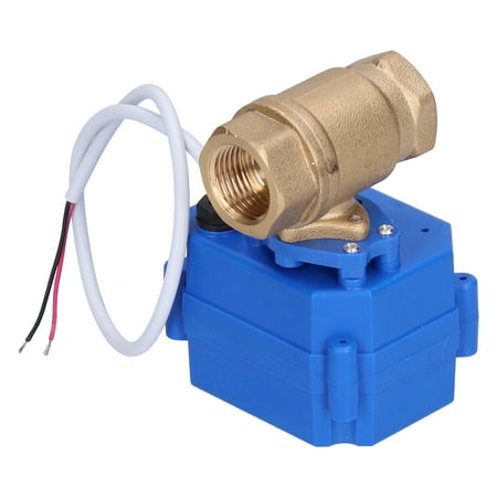 Brass Electrical Valves, DN15 DC9~24V IP67 Motorized Ball Valve For ...