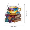 Acrylic Puzzle Window Hanging, Multi-Color Light Transmission Wall ...
