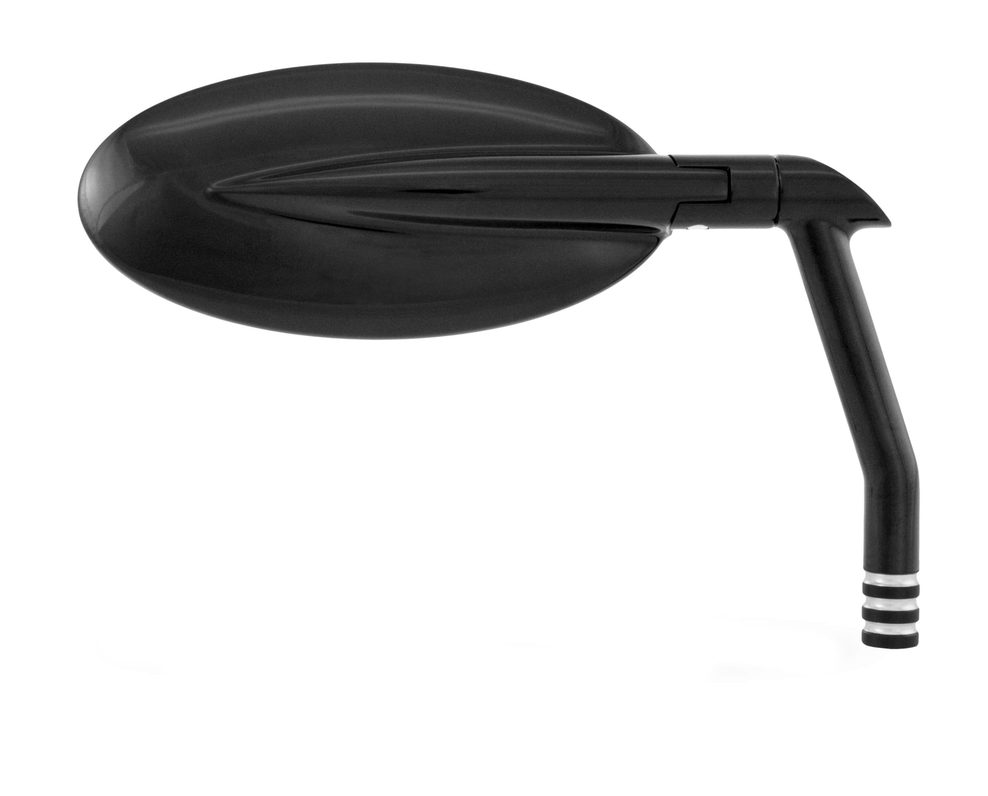 Performance Machine Vision Mirror Oval Black (0064-2029-BM) - Walmart.com