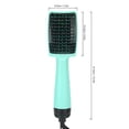 NFTIGB Hot Air Brush Hair Dryer Comb 2-in-1 Volumizer Ceramic Green EU ...