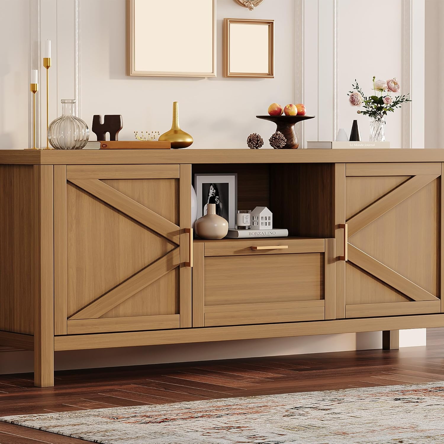 Click here for Intime 59 Inch Tv Stand For Tv Up To 65 Inch  Farm... prices