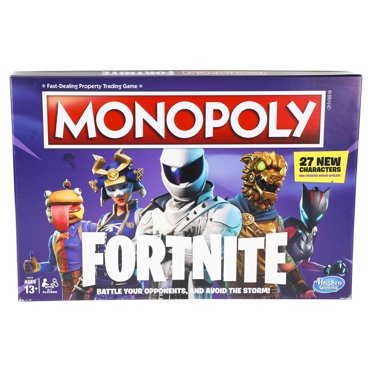 Monopoly Fortnite Edition: Collector's Board Game with Character Tokens ...