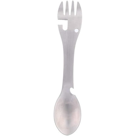 5 In 1 Portable Multifunction Spoon Fork Bottle Can Opener Sawtooth ...