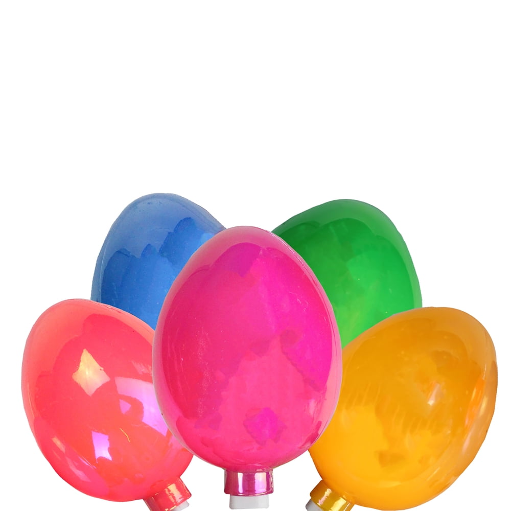 Set of 10 Pearl Multi-Colored Easter Egg Spring Holiday Lights - White ...