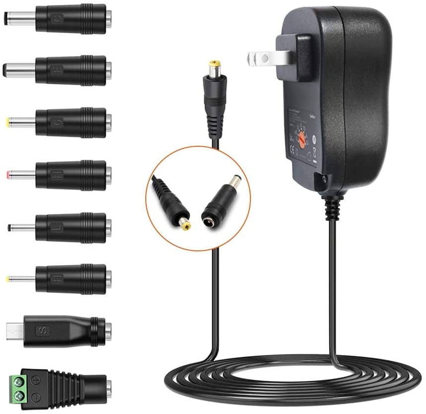 Belker 30W Universal AC DC Adapter Switching Power Supply for DC in 3V ... Belker 30W Universal AC DC Adapter Switching Power Supply for DC in 3V ...
