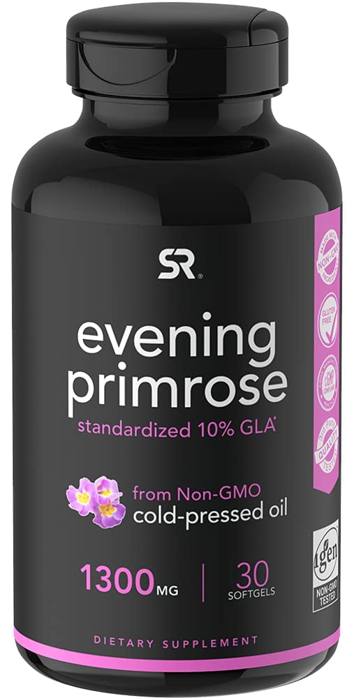 Sports Research Evening Primrose Oil 1300mg, 30 Softgels - Walmart.com