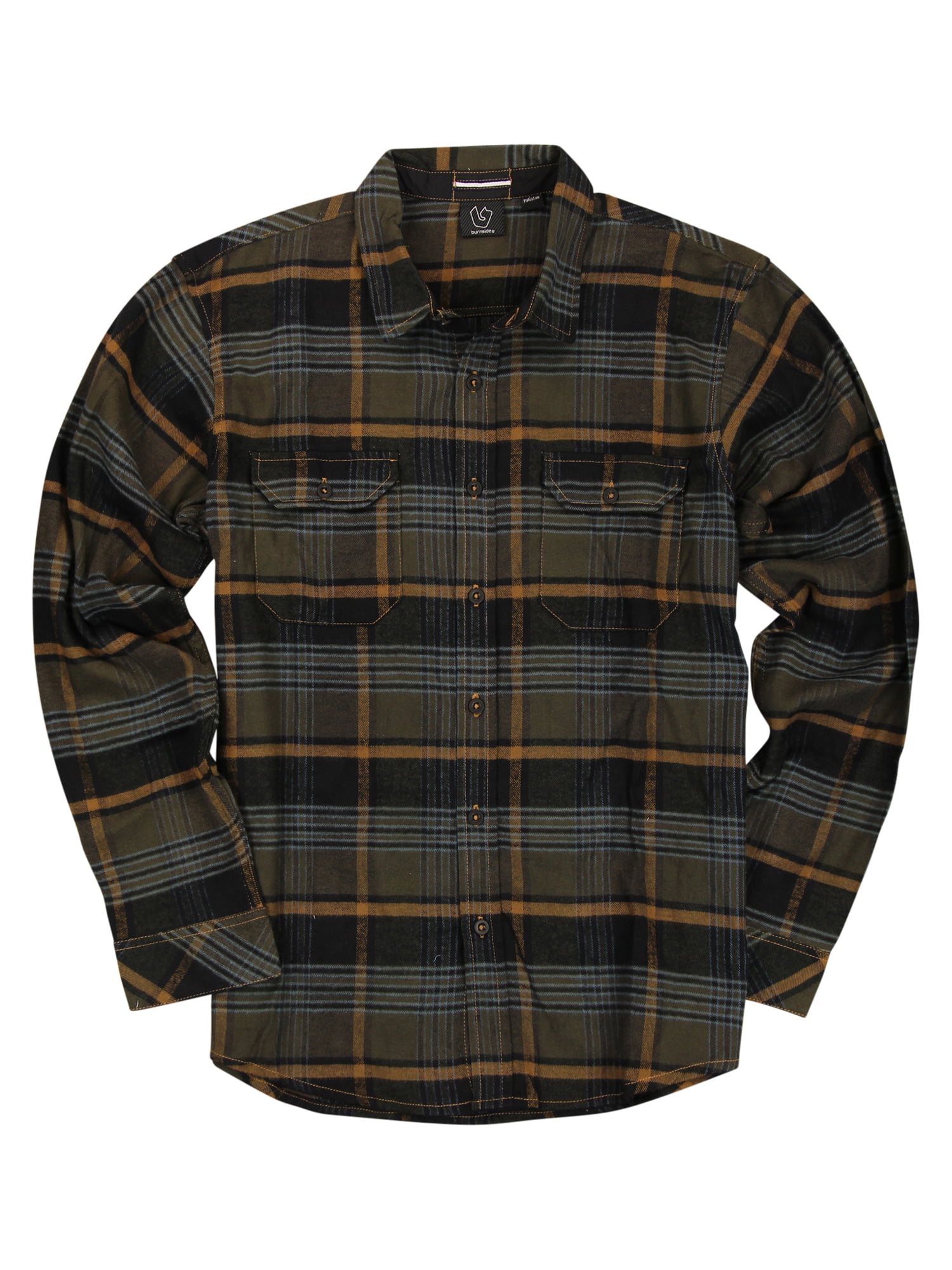 BURNSIDE Men's Flannel Shirt - Walmart.com