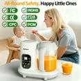 Heynemo Baby Food Processor Blender Combo | 6-in-1 Steaming, Heating ...