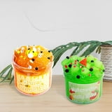 Boba Tea Slime Kit with Pearl Toppings DIY Stress Relief Toy for Kids ...