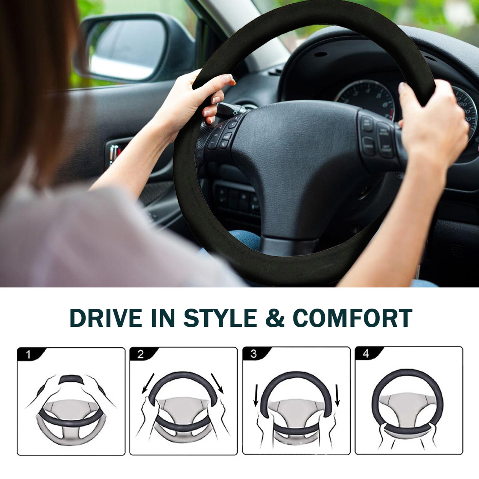 Click here for Youthink Auto Heated Steering Wheel Cover Universa... prices