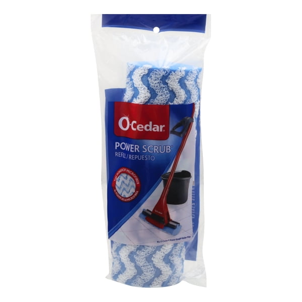 O Cedar Power Scrub Microfiber Roller Mop Refill, 1 refill - Walmart ...