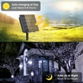 72 ft 200 LED Solar String Lights, Outdoor Solar Solar Fairy Lights ...