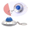 ANXPTIME Mini LED Light Flying Saucer Keychain Pendant Creative UFO ...