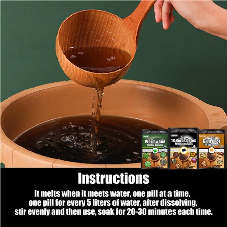 Detox Foot Soak Pods Herbal Weight Sleep Fitting Useful Practical ...