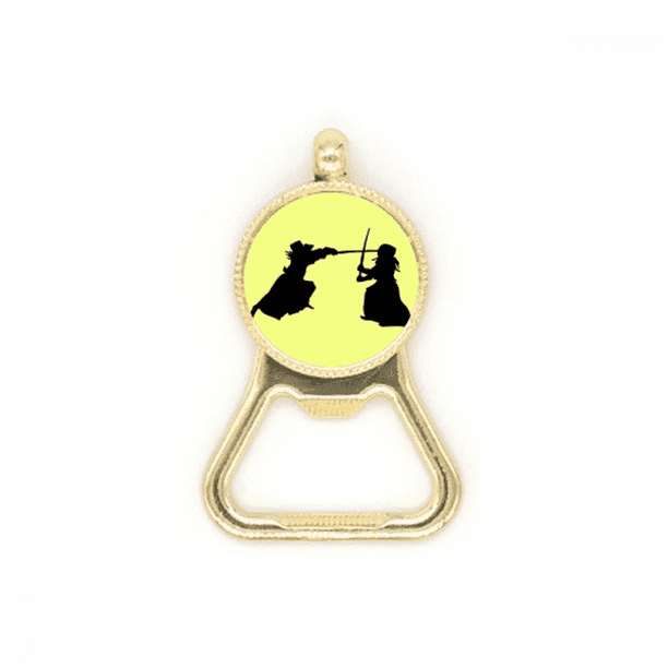 Japanese Traditional Kendo Outline Beer Bottle Cap Opener Stainless ...