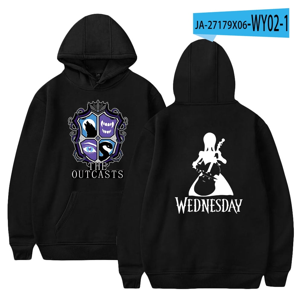 Wednesday Addams Winter Hoodies - Walmart.com