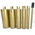 Ultra Premium 1" - 6" Diamond WET Coring Bit Set for Concrete Core ...