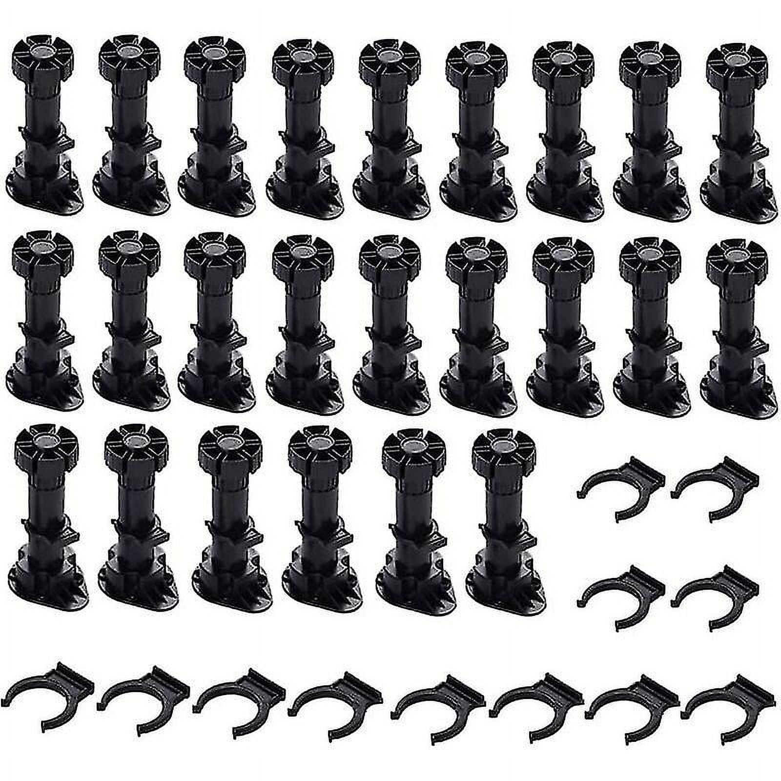 Click here for Geecy 24 Pieces Plastic Cabinet Legs  Furniture Fe... prices