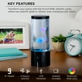 Merkury Innovations Jellyfish Night Light Lamp Motion & Multicolor Leds ...