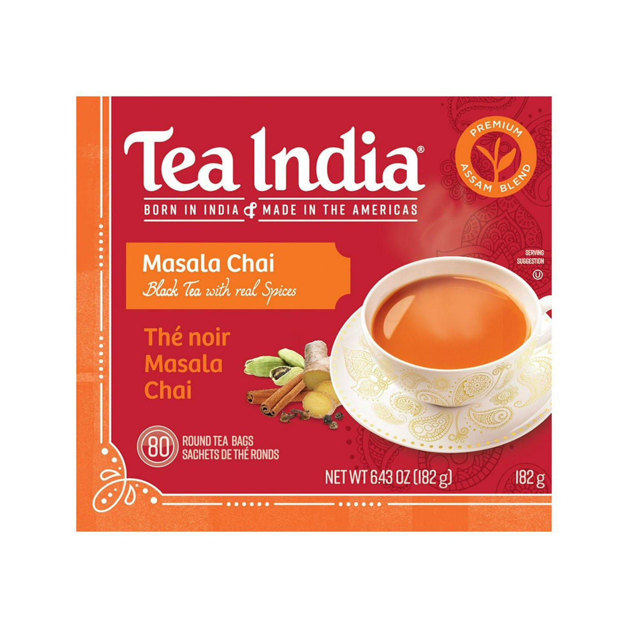 Click here for Tea India Masala Chai  80 Tea Bags 182 G prices