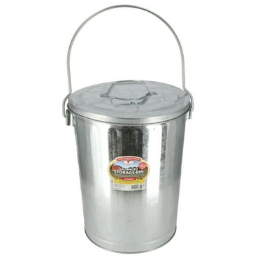 Behrens B907P Ash Bucket, Vintage Style Galvanized Steel Can for Wood ...