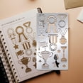 Trophy Stencils 7x4 Inch Medal Badge Drawing Template Metal Stainless ...