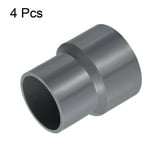 Uxcell 50x40mm Reducer Pipe Fitting Straight Coupling Connector, Gray 4 ...