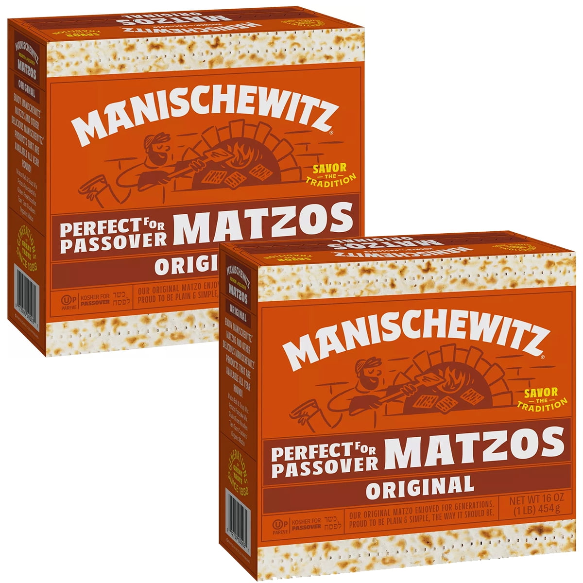 Pack x 2 Matza Manischewitz Pan Ázimo 454 Gr Kosher | Walmart en línea