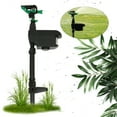 Garden Motion Activated Solar Powered Animal Repellent Water Sprinkler ...