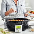Open Box GreenPan Elite 6-Quart Essential Smart Skillet | Black ...