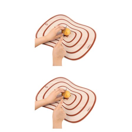 Unatoiry Chopping Mats Flexible Board Colour Thin Plastic Kitchen Food ...