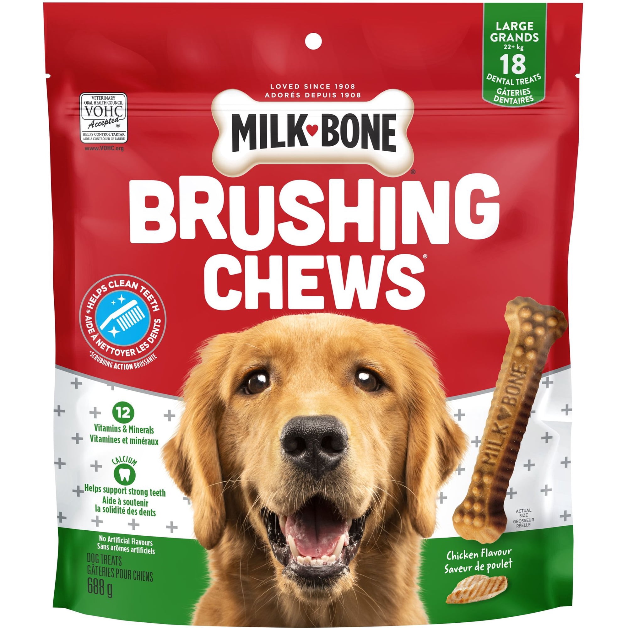 Click here for Pack Of 4 - Milk-Bone Brushing Chews Daily Large D... prices