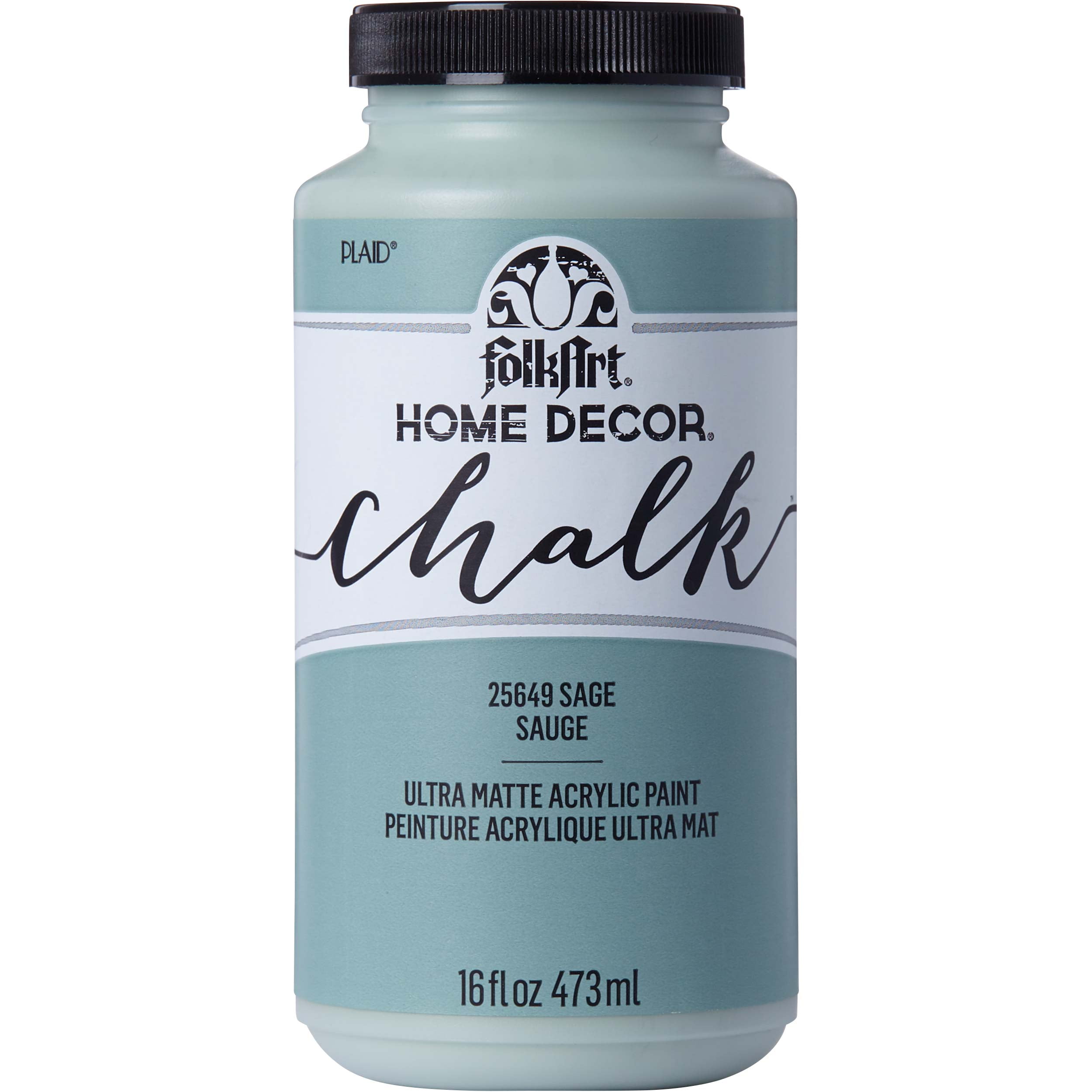 FolkArt Home Décor Chalk Acrylic Craft Paint, Sage, Ultra Matte Finish ...