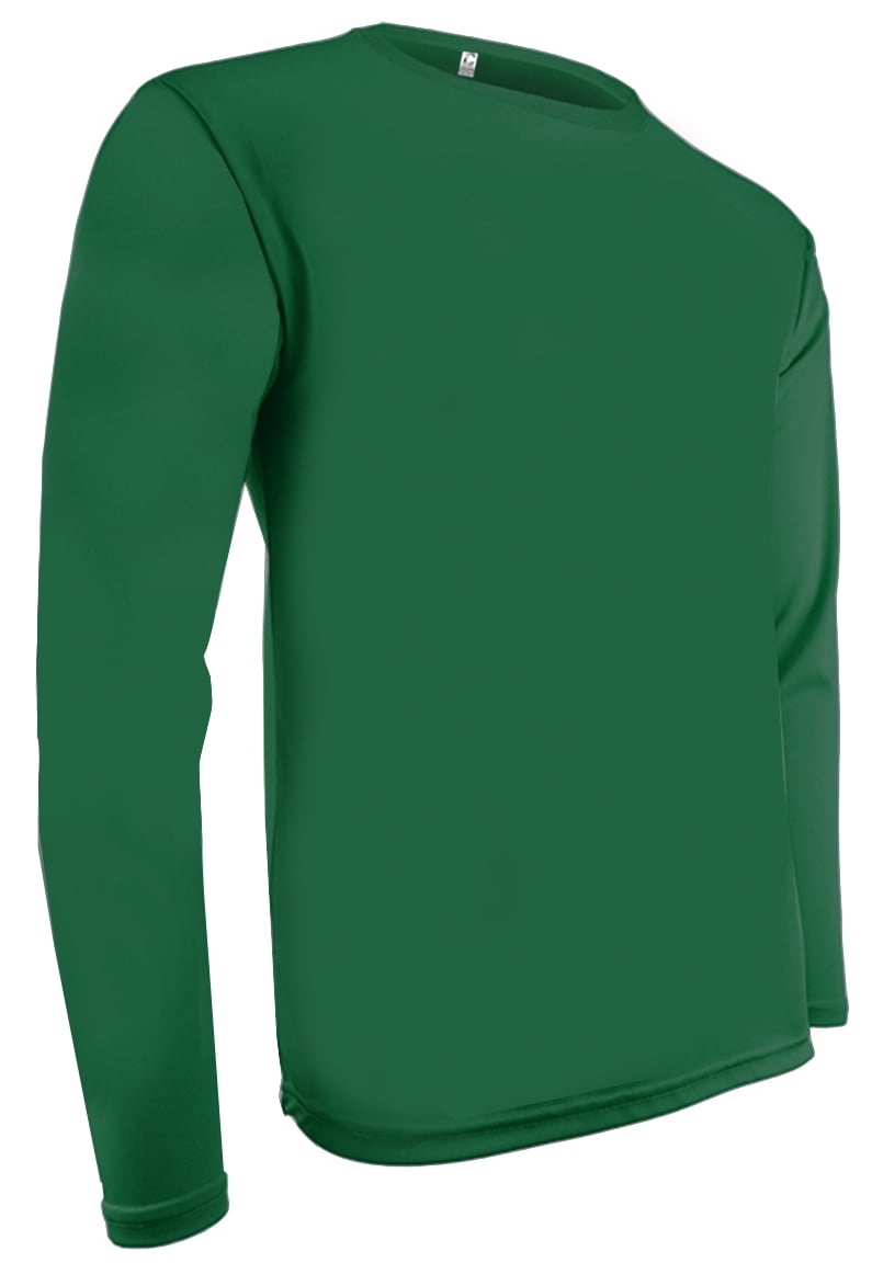 Epic Adult Cooling Performance Long Sleeve Crew T-Shirts (18- Colors ...