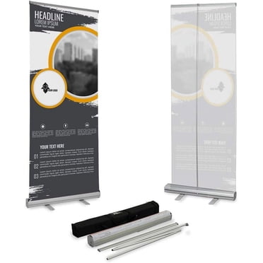 Anley Custom Adjustable X Banner Stand Holder with Travel Bag ...