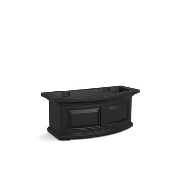 Mayne Nantucket 24" x 12" x 10" Rectangle White Self Watering Plastic ...