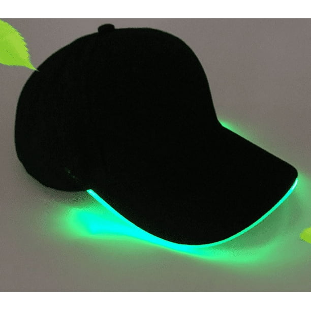 Men Women LED Baseball Hat LED Light up Hat Flash Glow Rave Party Cap ...