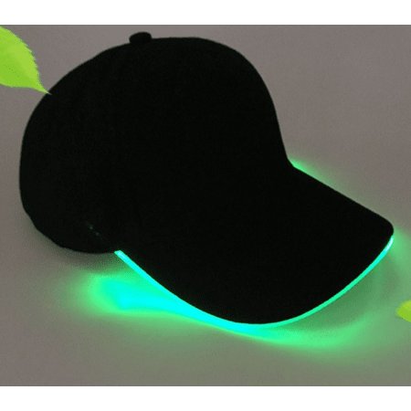 Men Women LED Baseball Hat LED Light up Hat Flash Glow Rave Party Cap ...
