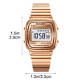 Retro Style Stainless Steel Digital Watch, classic vintage outlook ...