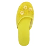 Lavra Women’s Mesh Sequin Slippers Beaded Chinese Floral Slide Sandals ...