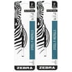 Zebra G-Series Liquid Gel Pen Refill, Fine Point, 0.7mm, Black Ink, 2 ...