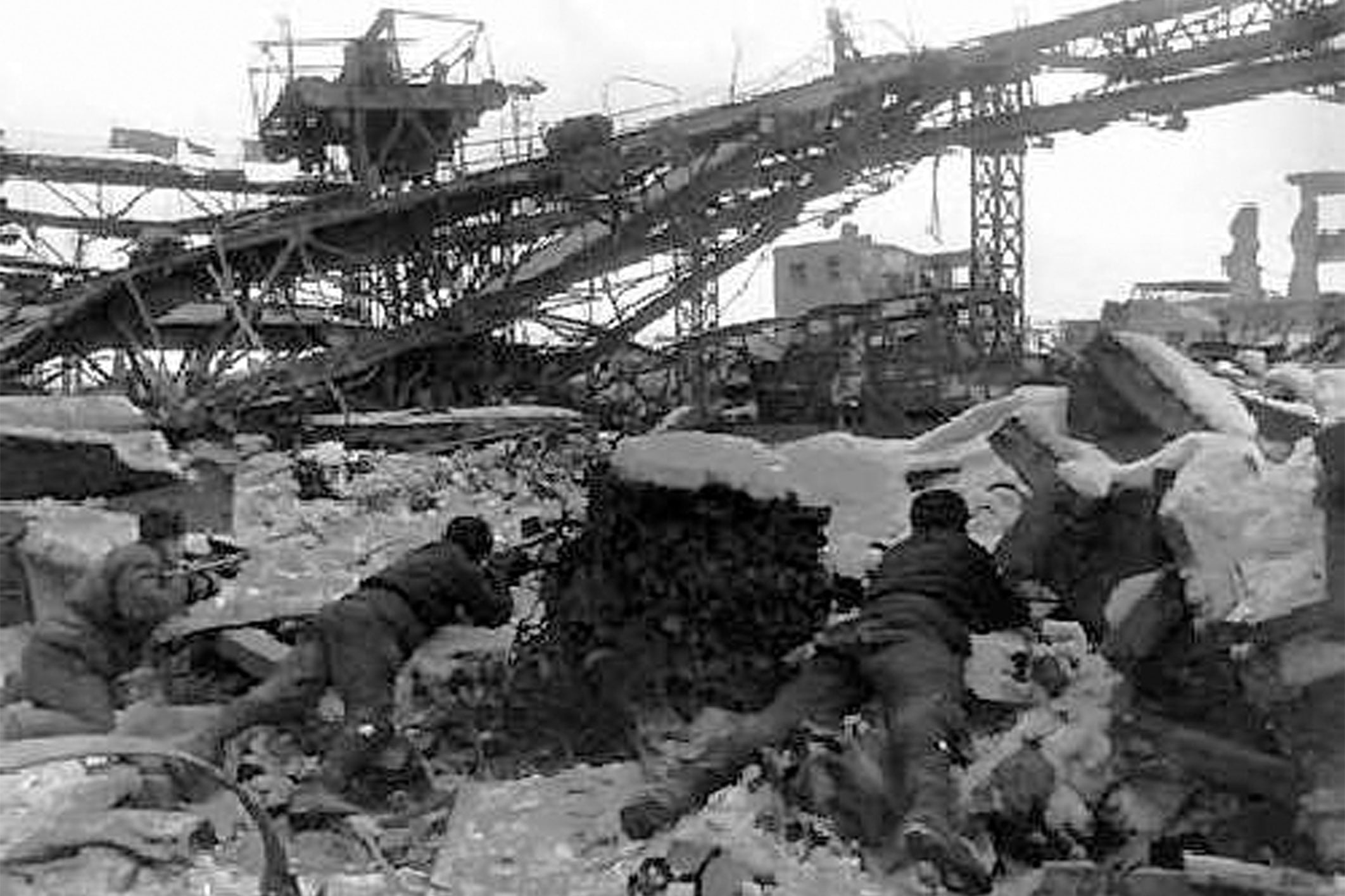 24x36 gallery poster, Soviet soldiers in the Red October Factory ...