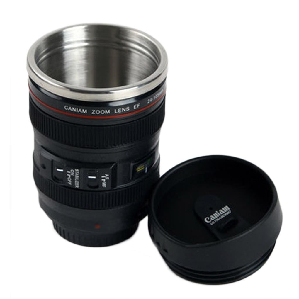 Click here for Facefd Camera Lens Mug 400ml Portable Stainless St... prices